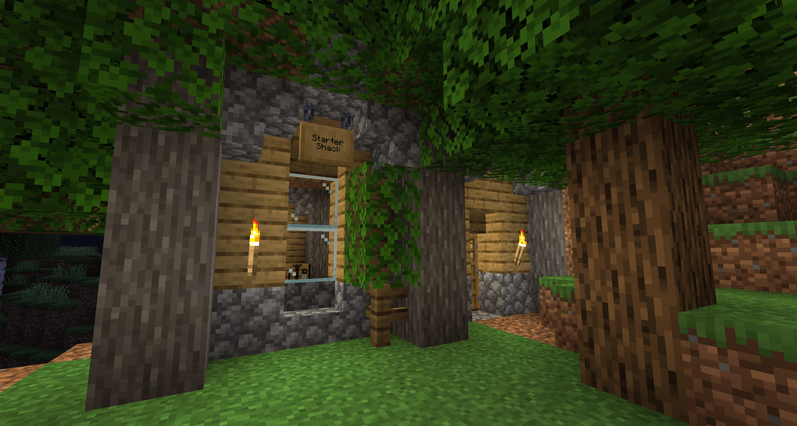 Starter Shack on SiteB - Whitelisted Vanilla server – buildings and ...