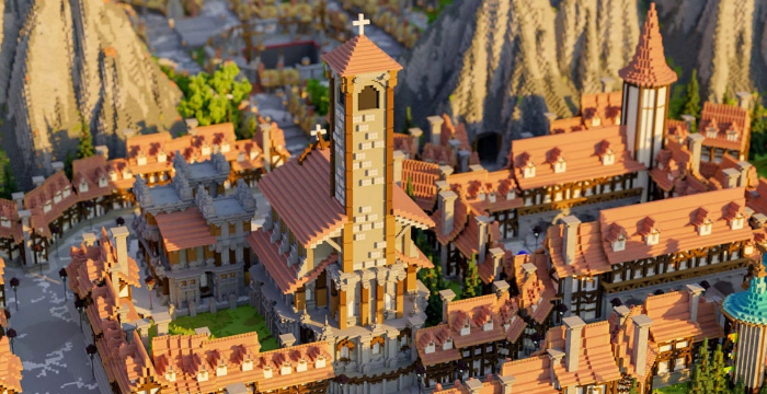 Minecraft buildings and locations